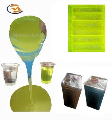 China 1A:1B Two-Part 60 Shore A RTV Polyurethane Liquid Rubber For Making Manufactured Stone Veneer Molds for sale