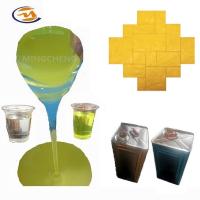 China 80A Polystone Statue Mold Polyurethane Liquid Rubber Light Yellow Transparent for sale
