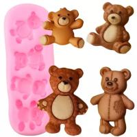 China 4-6 hrs Curing Time 30-40 min Working Time 10 Shore A Platinum Silicone Rubber for Bear Cookie Mold for sale