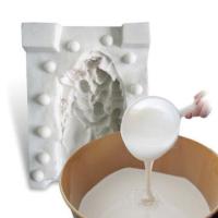 China 40 Shore A High Strength Liquid Tin Cure RTV-2 Silicone Rubber For Making Gypsum Sculpture/Statue Molds for sale