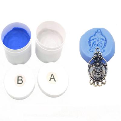 China 1 To 1 Easy to Use Fast Curing 35A Addition Cure Silicone Putty For Resin Crafts Mold Making for sale