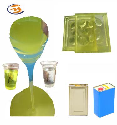 China Low Shrinkage 2 Part Polyurethane Liquid Rubber 60 Shore A For Resin Jewelry Molding for sale