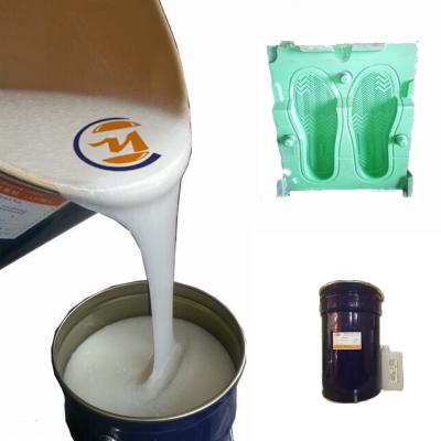 China Pourable Condensation Cure RTV2 Liquid Silicone Rubber For Shoe Sole Mold Making for sale