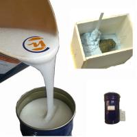 China Two Part Pourable RTV Tin Cure Silicone Rubber For Polyurethane Resin Castings for sale