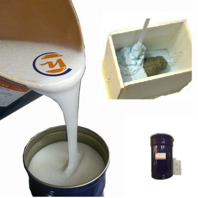 China Two Part Pourable RTV Tin Cure Silicone Rubber For Polyurethane Resin Castings for sale