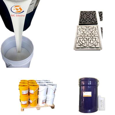 China 30 Shore A Plaster Concrete Mold Making Tin Cure RTV2 Liquid Silicone Rubber for sale