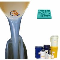 China Translucent A B Liquid Platinum Cure Silicone Rubber For Making Cake Decoration Molds for sale