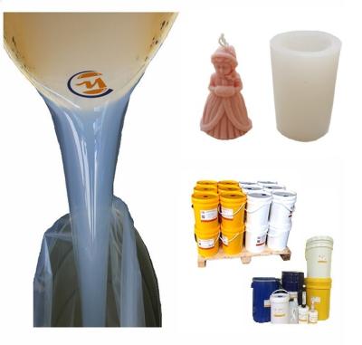 China 10 Shore A Translucent Addition Cure RTV2 Silicone Rubber For Candle Molds Making for sale