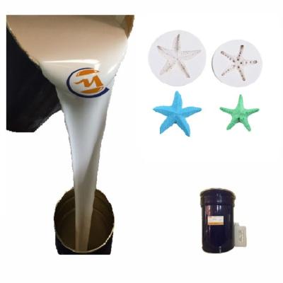 China Soft RTV2 Liquid Silicone Rubber 10 Shore A Tin Cure Making Resin Molds for sale