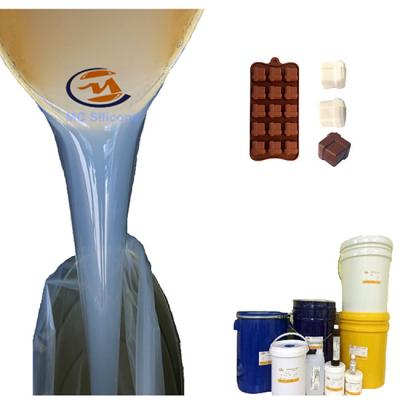 China Platinum Cured Translucent RTV2 Liquid Silicone Rubber For Food Molds for sale