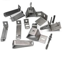 China Aluminum Bending Welding Stamped Metal Brackets Sheet Mold Punching Metal Parts for sale