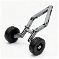 China Obstacle Crossing Auxiliary Wheel Bracket High Strength CNC Machining China Custom for Special Robot for sale