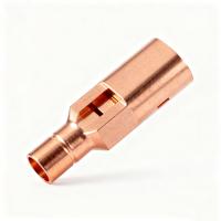 China Phosphor Bronze Connector Precision CNC Machining China Custom Electrical Terminal Component Manufacturing for sale