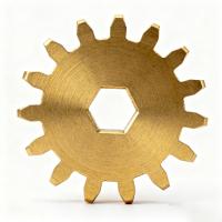 China CNC machining china precision CNC Machining brass gear custom copper alloy machined parts high precision transmission components for sale