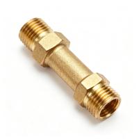 China Pressure Gauge Copper Joint Precision CNC Machining China Custom Copper Alloy Conductive Block CNC Machining Services Precision Pressure Gauge Fitting for sale