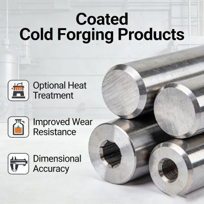 China Customizable Dimensions Cold Forging Parts with Good Corrosion Resistance and HRC 40-60 Hardness for Heavy Duty Applications for sale