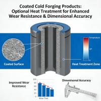 China Customizable Dimensions Cold Forging Parts with Good Corrosion Resistance and HRC 40-60 Hardness for Heavy Duty Applications for sale