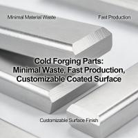 China High Strength Cold Forging Parts with HRC 40-60 Hardness and Customizable Dimensions for Cost Efficiency for sale