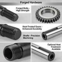 China Customizable Dimensions Cold Forging Parts with Optional Heat Treatment and Good Corrosion Resistance for Industrial Uses for sale