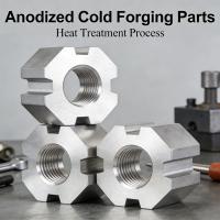 China Anodized Cold Forging Parts with Customizable Dimensions and Optional Heat Treatment for Precision Applications for sale