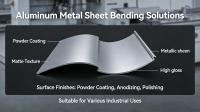 China Precision CNC Press Brake Bending Sheet Metal Parts with Corrosion Resistant Powder Coating for Industrial Applications for sale