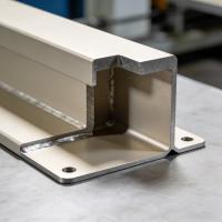 China Custom Light Weight Bending Sheet Metal Parts with Powder Coating and CNC Press Brake Bending for sale