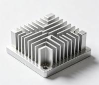 China Custom CNC Machined Aluminum 6061 Heat Sink Fins - Precision Thermal Management Components for sale