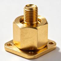 China Cold Forged Brass Terminal Fitting with CNC Post-Machined Precision for High Conductivity Power Connectors for sale