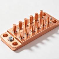 China CNC Machined C11000 ETP Copper Battery Terminal Connector with Low Contact Resistance for BESS Energy Storage Systems for sale