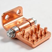 China CNC Machined C11000 ETP Copper Battery Terminal Connector with Low Contact Resistance for BESS Energy Storage Systems for sale