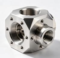 China CNC Machined Stainless Steel 304 Valve Body with Precision Internal Boring for Industrial Fluid Systems for sale