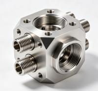 China CNC Machined Stainless Steel 304 Valve Body with Precision Internal Boring for Industrial Fluid Systems for sale