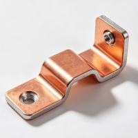 China CNC Machined C11000 ETP Copper Energy Storage Link with Precision Hole Positioning for 300A Continuous Current in BESS for sale