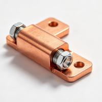 China CNC Machined C11000 ETP Copper Energy Storage Link with Precision Hole Positioning for 300A Continuous Current in BESS for sale