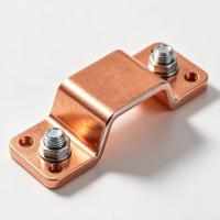 China CNC Machined C11000 ETP Copper Energy Storage Link with Precision Hole Positioning for 300A Continuous Current in BESS for sale