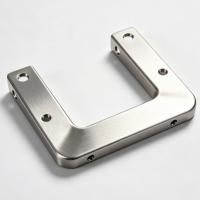 China CNC Stamped SS 304 Shelf Bracket with Controlled Bend Radius and Precision Hole Pattern for Industrial Use for sale