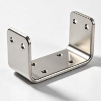 China CNC Stamped SS 304 Shelf Bracket with Controlled Bend Radius and Precision Hole Pattern for Industrial Use for sale