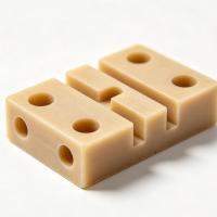 China CNC Machined PEEK Insulator Block with High Dielectric Strength and Creepage Distance Control for High-Voltage Systems for sale