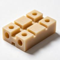 China CNC Machined PEEK Insulator Block with High Dielectric Strength and Creepage Distance Control for High-Voltage Systems for sale