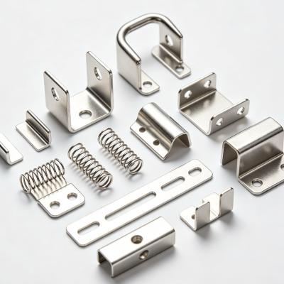China CNC Stamped Stainless Steel Mounting Clip with SS 301 Spring Temper Progressive Die Stamping and Retention Force Control for sale