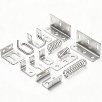 China CNC Stamped Stainless Steel Mounting Clip with SS 301 Spring Temper Progressive Die Stamping and Retention Force Control for sale