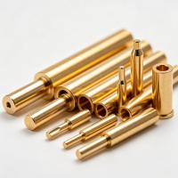 China Precision CNC Swiss-Type Turned Brass Electrical Pin in C36000 Free-Cutting Brass with Tin Plating and Nickel Barrier for Connectors and Terminals for sale