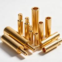 China Precision CNC Swiss-Type Turned Brass Electrical Pin in C36000 Free-Cutting Brass with Tin Plating and Nickel Barrier for Connectors and Terminals for sale