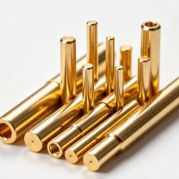 China Precision CNC Swiss-Type Turned Brass Electrical Pin in C36000 Free-Cutting Brass with Tin Plating and Nickel Barrier for Connectors and Terminals for sale
