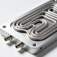 China CNC Machined Aluminum 5052 Liquid Cooling Plate with 0.1mm Flatness for BESS Thermal Management for sale