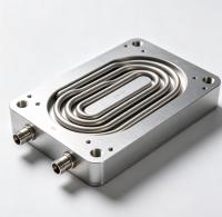China CNC Machined Aluminum 5052 Liquid Cooling Plate with 0.1mm Flatness for BESS Thermal Management for sale