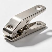 China CNC Machined 304 Stainless Steel Battery Clamp with Precision Spring Force Control and ASTM A967 Passivation for Energy Storage Systems for sale