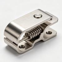 China CNC Machined 304 Stainless Steel Battery Clamp with Precision Spring Force Control and ASTM A967 Passivation for Energy Storage Systems for sale