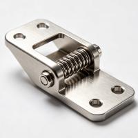 China CNC Machined 304 Stainless Steel Battery Clamp with Precision Spring Force Control and ASTM A967 Passivation for Energy Storage Systems for sale