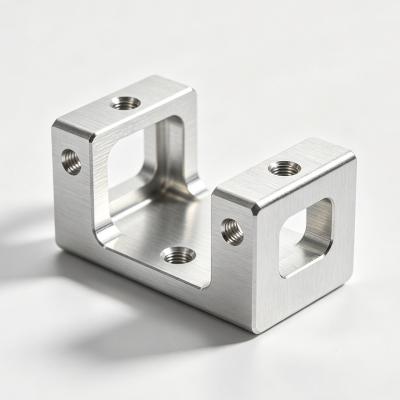China Custom CNC Machined 7075-T6 High Strength Aerospace Structural Bracket with Thin Wall Machining and Integrated Features for sale